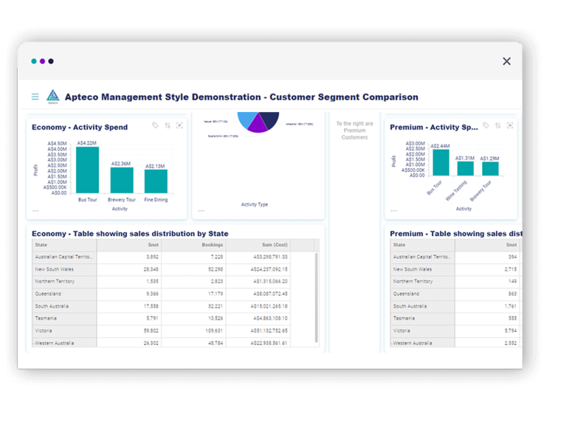 Apteco dashboard styles - Management style